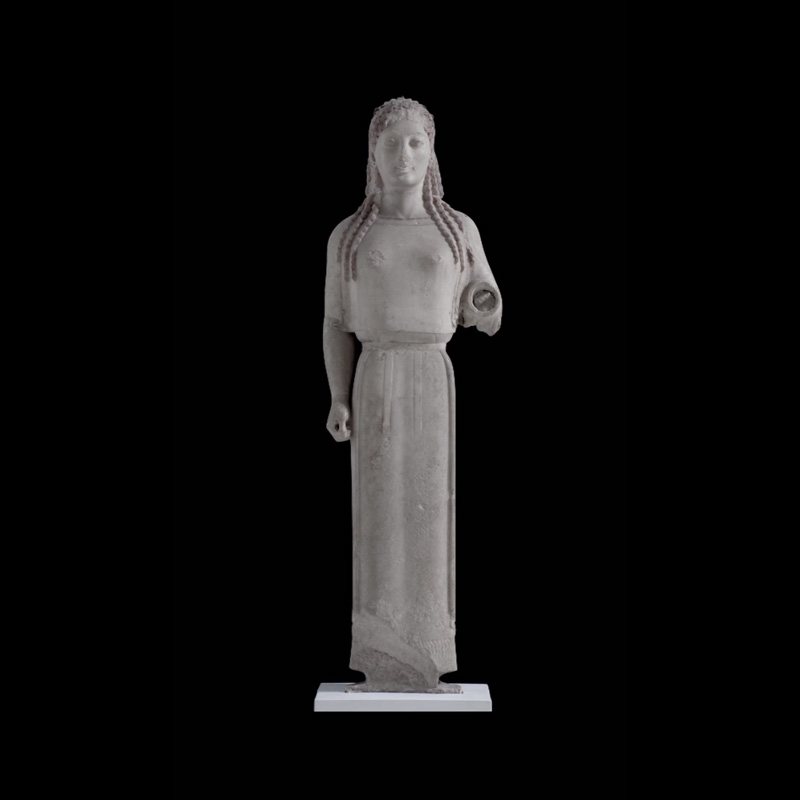 Statue of a Kore. The "Peplos Kore" | Acropolis Museum | Official website