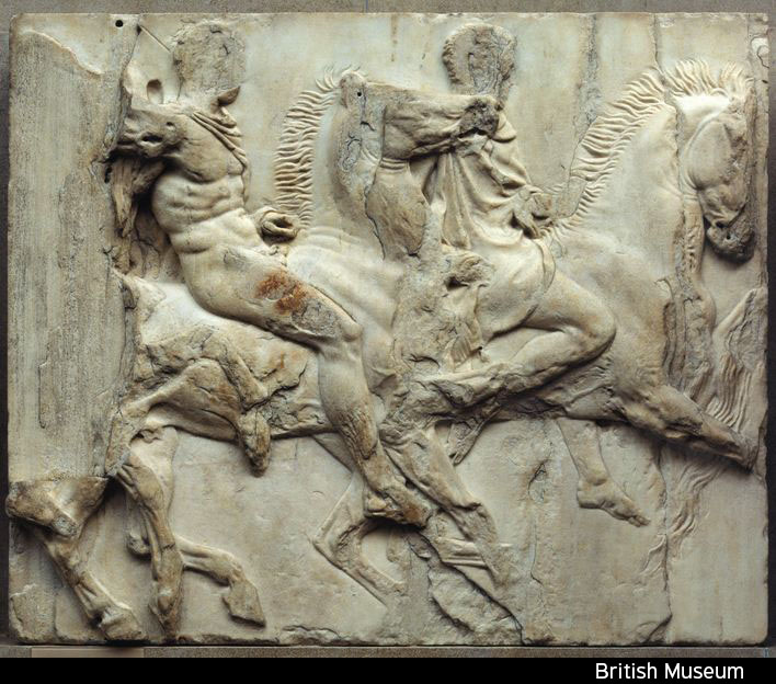 Parthenon. South frieze. Block 3 (III) | Acropolis Museum | Official ...