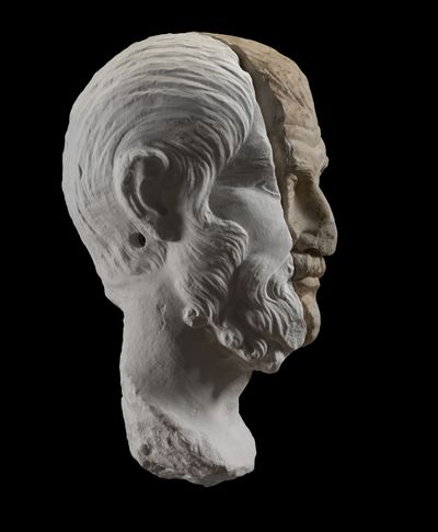 Head of a male statue | Acropolis Museum | Official website